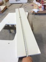 China Granite Top Quartz Bathroom Vanity Tops , Big Slab Size Vanity Sink Tops for sale