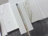 China Kitchen Artificial Stone Countertops White Engineered Stone Countertop Easy To Clean for sale