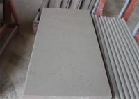 China Grey Beautiful Spot Quartz Table Top , Solid Surface Kitchen Countertops Acid Resistant for sale