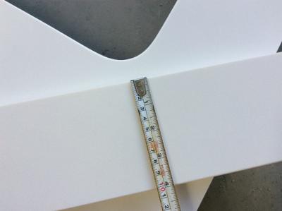 China No Hole Granite Bathroom Vanity Tops With Sink , Manmade Quartz Stone Counter Top for sale