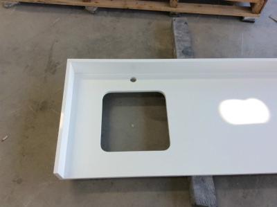 China Artificial Stone Engineered Granite Countertops White Quartz Countertops Kitchen for sale