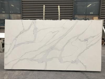 China Engineered Stone Kitchen Countertops Granite Countertop Slabs Vatro Quartz Non - Porus for sale