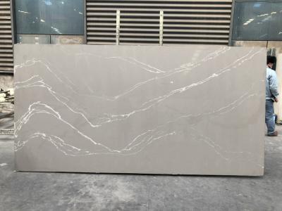 China Quartz Stone For Countertops Gray Granite Countertops Slab Size 3.2*1.6m / 3.2*1.8m for sale