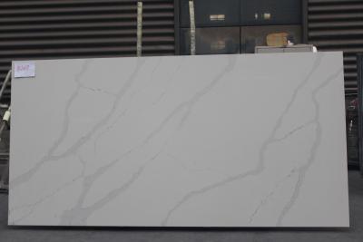 China Polished Laminated Counter Tops calacatta quartz countertop White Marble Countertops for sale