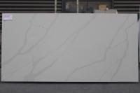 China White Quartz Countertops , Flat Eased Quartz Kitchen Countertops Quartz Countertops for sale