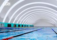 China Giant Arc Inflatable Air Dome Sport Event Tents Membrane Structure For Swimming Pool for sale