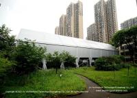 China Aluminum PVC Polygon Marquee Sport Event Tents Mobile 18.5x36mm For Permanent for sale