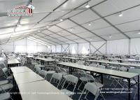 China PVC Sidewall Double Wings Glass Door 20x90m Outdoor Event Tents for sale