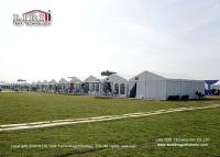 China PVC Sidewall Double Wings Glass Door 20x90m Outdoor Event Tents for sale