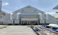 China M2 Arcum Shape Movable Permanent Sport Tent For Tennis Court for sale