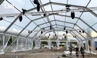 China UV Resistant Outdoor Sport Polygon Event Tent 6082 Aluminium Frame for sale