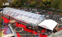 China UV Resistant Outdoor Sport Polygon Event Tent 6082 Aluminium Frame for sale