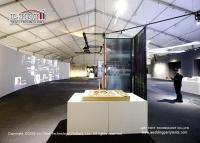 China 30m X 50m X 6m White PVC Exhibition Tent For Product Promotion Fireproof for sale
