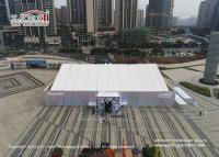 China 30m X 50m X 6m White PVC Exhibition Tent For Product Promotion Fireproof for sale