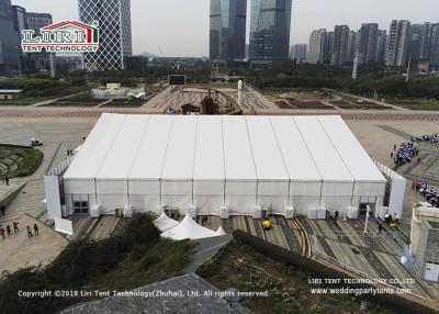China 30m X 50m X 6m White PVC Exhibition Tent For Product Promotion Fireproof for sale