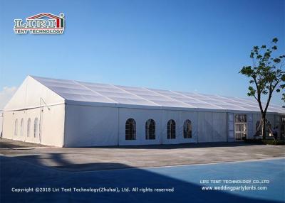 China 20m Span Width Outdoor Event Tents With PVC Sides Hard Walls For Catering for sale