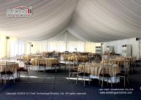 China 20m Span Width Outdoor Event Tents With PVC Sides Hard Walls For Catering for sale
