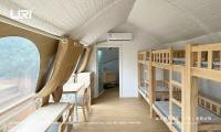 China High Class Luxury Shell Glamping Tents Hotel Flame Retardant for sale