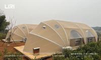 China High Class Luxury Shell Glamping Tents Hotel Flame Retardant for sale