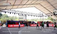 China CFM DIN4102 Outdoor PVC Event Tent For Basketball Court for sale