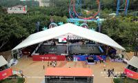 China CFM DIN4102 Outdoor PVC Event Tent For Basketball Court for sale