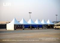 China White Luxury Pagoda High Peak Tent PVC Sidwalls For Outdoor Events for sale