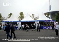 China White Luxury Pagoda High Peak Tent PVC Sidwalls For Outdoor Events for sale