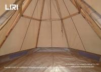 China Waterproof Wood Canvas Tipi Event Camping Teepee Tents With Inner for sale