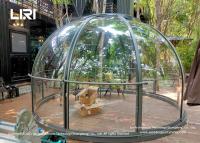 China IFAI Luxury Glamping Tents PC Transparent Polycarbonate Stargazing Crystal Dome House for sale