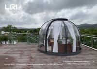 China IFAI Luxury Glamping Tents PC Transparent Polycarbonate Stargazing Crystal Dome House for sale
