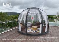 China IFAI Luxury Glamping Tents PC Transparent Polycarbonate Stargazing Crystal Dome House for sale