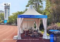 China Indoor Sports Luxury Garden Gazebo Pagoda Tents With PVC Walls Small Size for sale