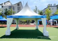 China Indoor Sports Luxury Garden Gazebo Pagoda Tents With PVC Walls Small Size for sale