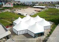 China Aluminum Frame Large Outdoor Event Tents Hexagon Module Square Tent for sale