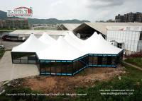 China Aluminum Frame Large Outdoor Event Tents Hexagon Module Square Tent for sale