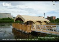 China Luxury Hotel Resort Hawaii Dessert Glamping Tents With Bathroom Waterproof for sale