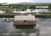 China Luxury Hotel Resort Hawaii Dessert Glamping Tents With Bathroom Waterproof for sale