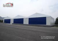 China White Color Permanent Relocatable Aircraft Hangars 25 X 50 Side Hard Wall for sale