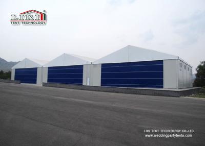 China White Color Permanent Relocatable Aircraft Hangars 25 X 50 Side Hard Wall for sale