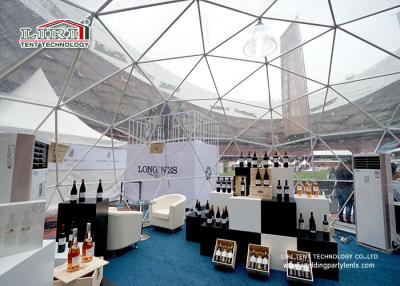 China White Large Geodesic Dome Tents Aluminium Frame for Outdoor Event for sale