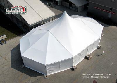 China Outdoors White Wedding High Peak Tent Round Marquee for 500 Seater for sale