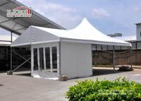 China Commercial High Peak Tents Round Marquee Clear Tents For Weddings for sale