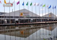 China 40x100m Large Outdoor Exhibition Tent with AC Cooling System for Exhibition and Trade Show for sale