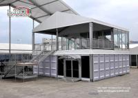 China Solid ABS Wall 10 By 10m Double Decker Tent With PVC Roof Cover For Event for sale
