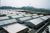 China Durable Large Storage Tent , Aluminum Clear Span Structure Tents For Industry Warehouse for sale