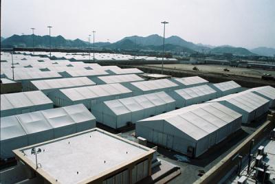 China Durable Large Storage Tent , Aluminum Clear Span Structure Tents For Industry Warehouse for sale