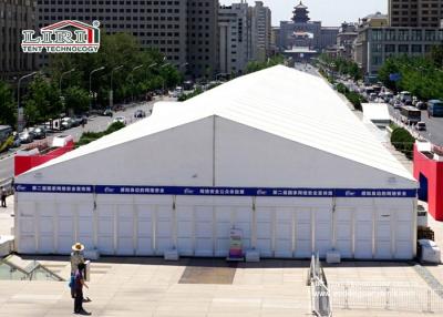 China White Aluminum Temporary Storage Structures Industrial Canopy Tent Wind Resistant for sale