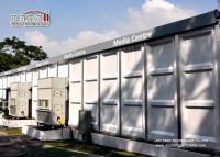 China White Aluminum Temporary Storage Structures Industrial Canopy Tent Wind Resistant for sale