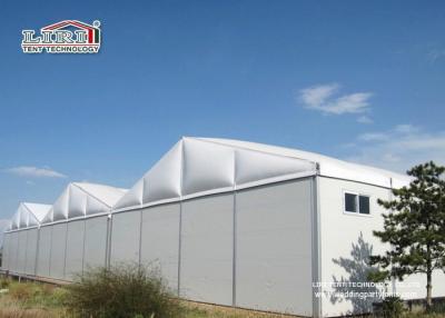 China White Clear Span Motorcycle Storage Tent / Industrial Outdoor Warehouse Tents for sale