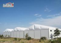 China White Clear Span Motorcycle Storage Tent / Industrial Outdoor Warehouse Tents for sale